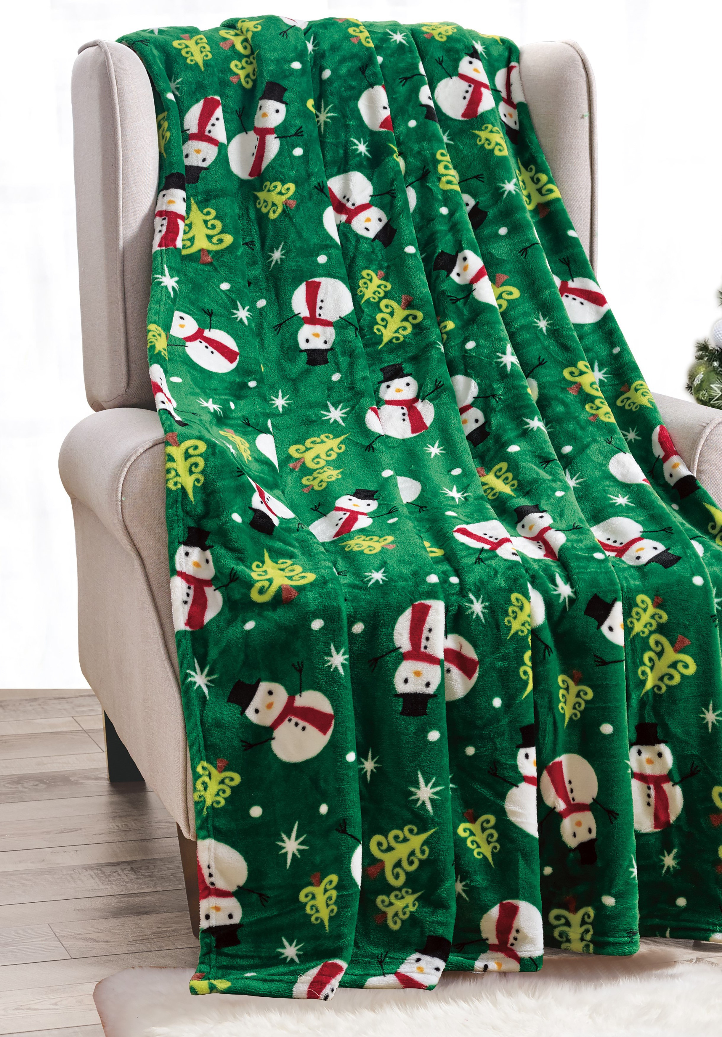 Cozy Home Snowman Throw | Wayfair