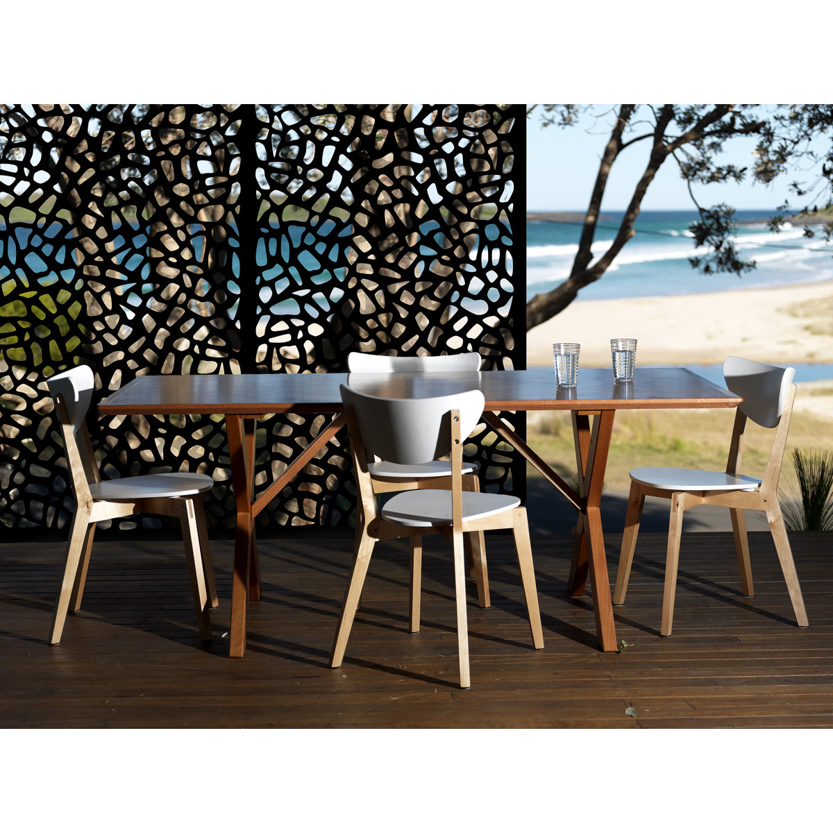 Matrix Decor Screens 6 ft. H x 3 ft. W Vinyl Privacy Screen & Reviews ...