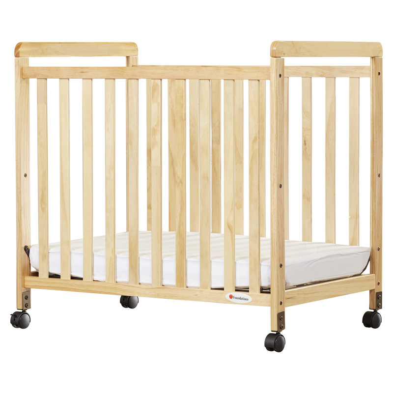 Foundations SafetyCraft Compact Clearview Mini Portable Crib with ...