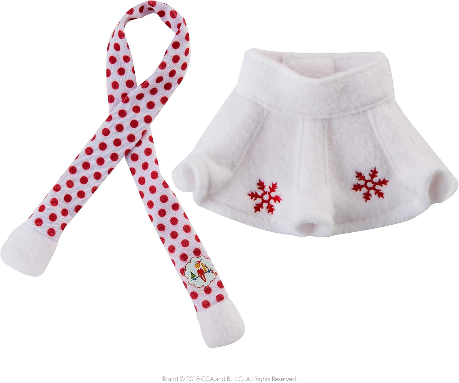 INKEDZ The Elf on the Shelf Claus Couture Collection Snowflake Skirt ...