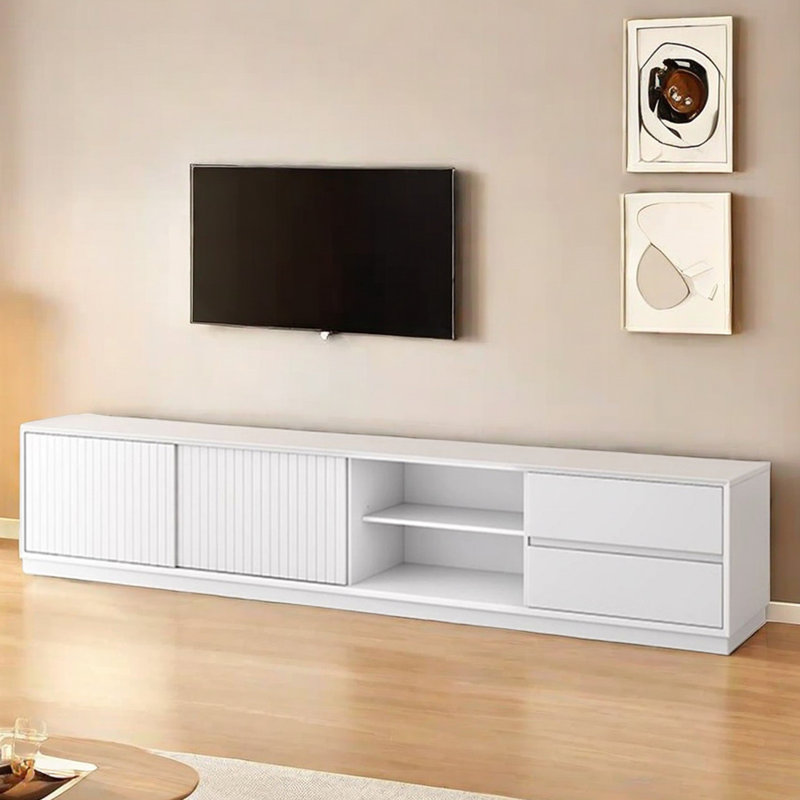 Hokku Designs Ruard 86.61'' W Storage Credenza | Wayfair