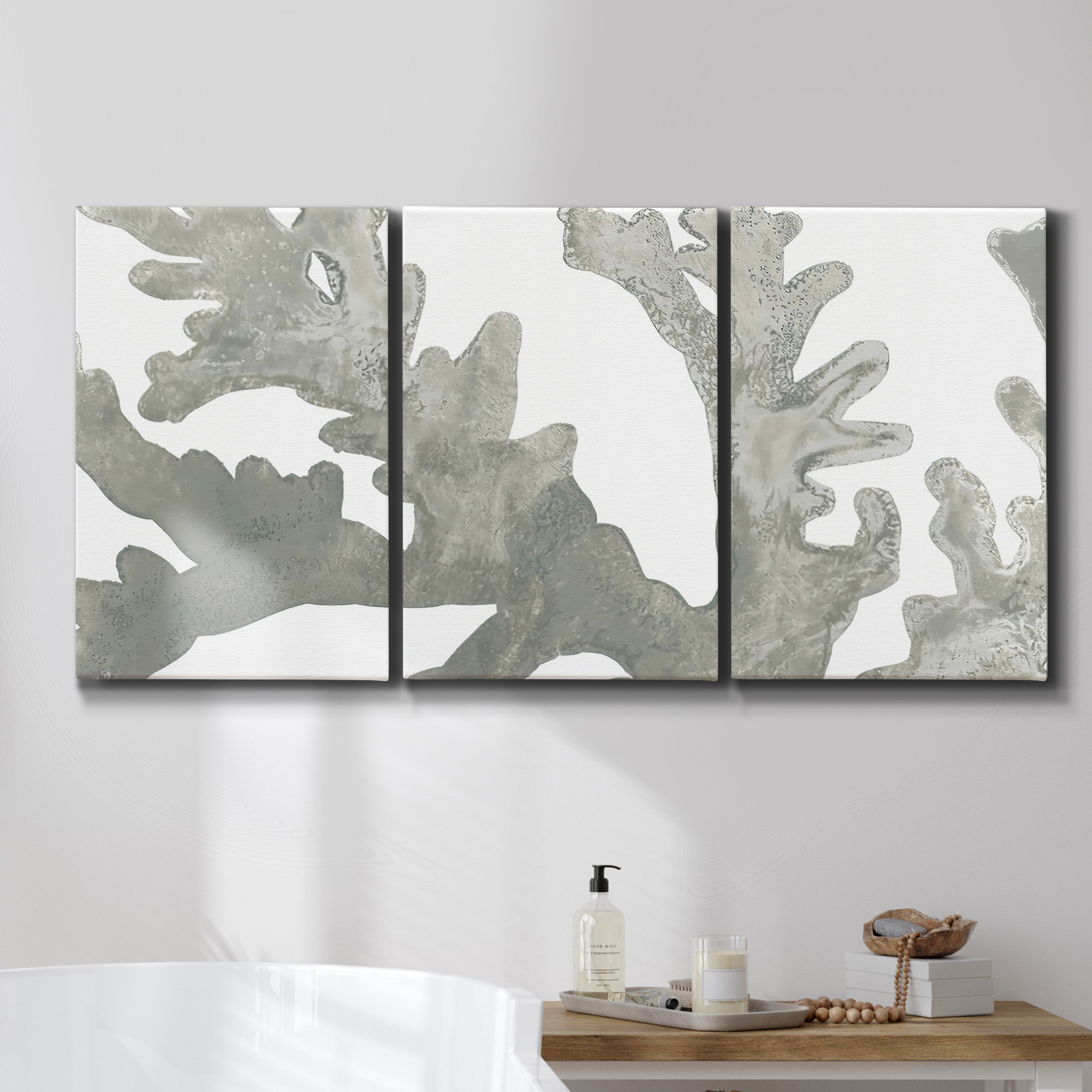 Wexford Home Earth Tone Landscape II Framed On Canvas 3 Pieces Print ...