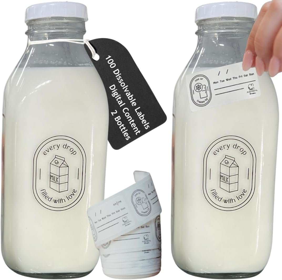 Mint Pantry® Breast Milk Pitcher Set - Breast Milk Storage Containers ...