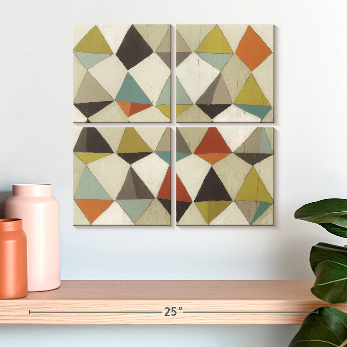 Wade Logan® Avery Pattern Undulation II | Wayfair