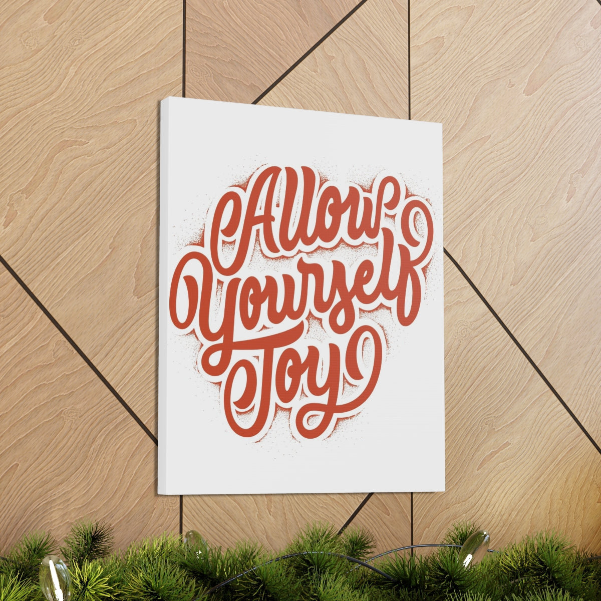 Trinx Allow Yourself Joy Motivation - Wrapped Canvas Textual Art | Wayfair