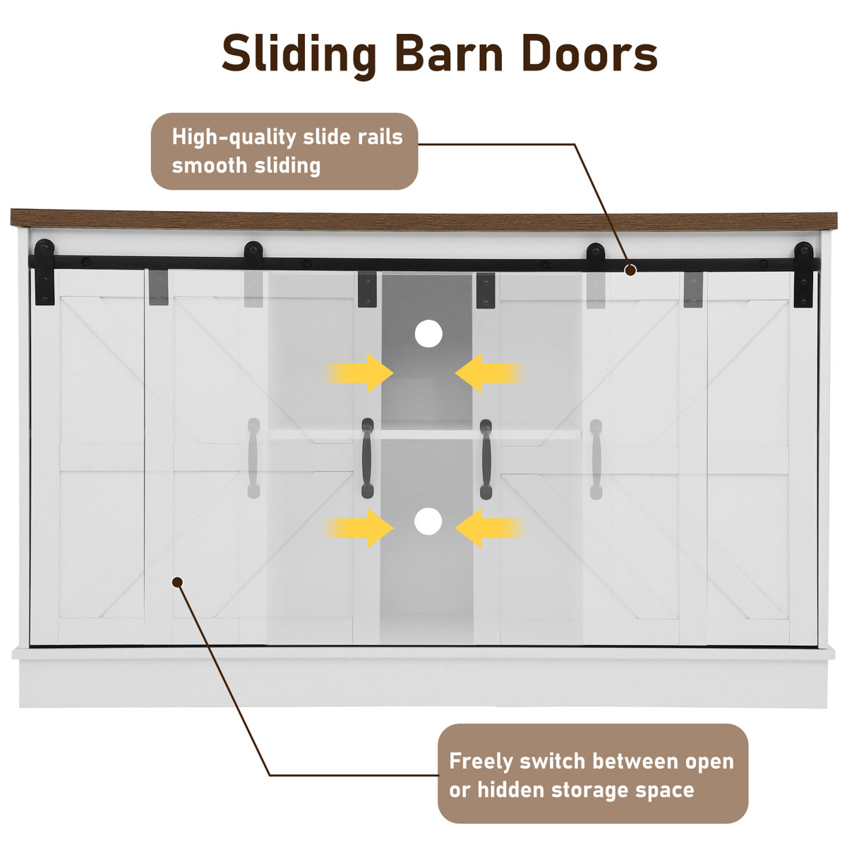 Gracie Oaks Farmhouse Aquarium Stand For 55-75 Gallon Fish Tanks ...