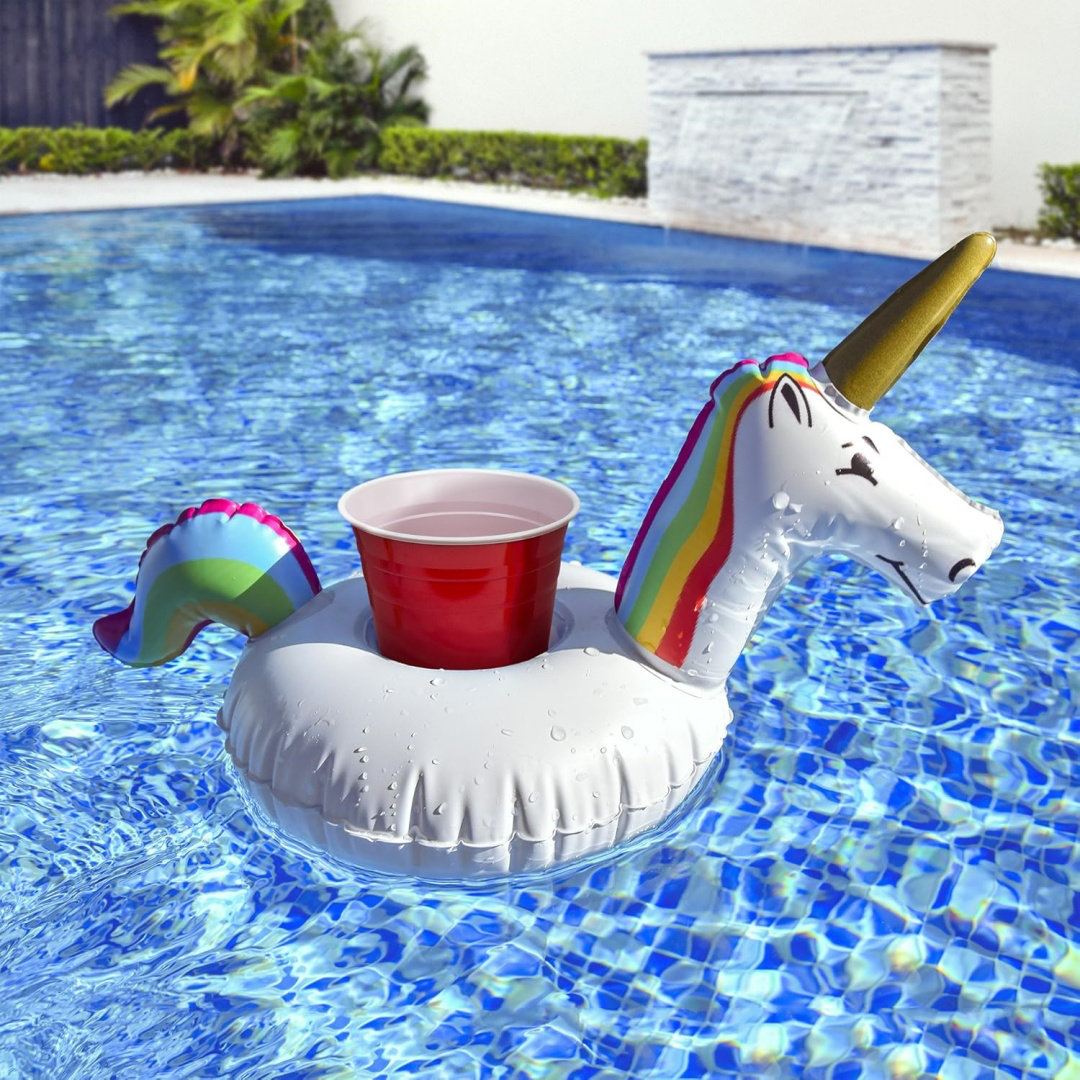 DESIGN SHOP BY SHELL Giant Inflatable Pool Floats - Unicorn | Wayfair