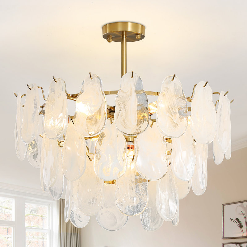 Mercer41 23.62“ Dedre Dimmable Round Chandelier-9 lights | Wayfair