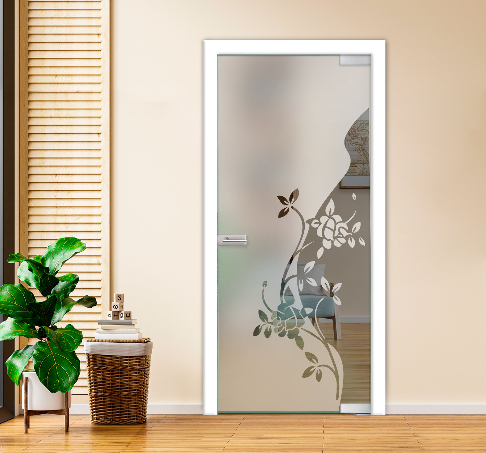 Glass-Door.us Pivot Glass Door With Self Closing Pivot Hinges | Wayfair