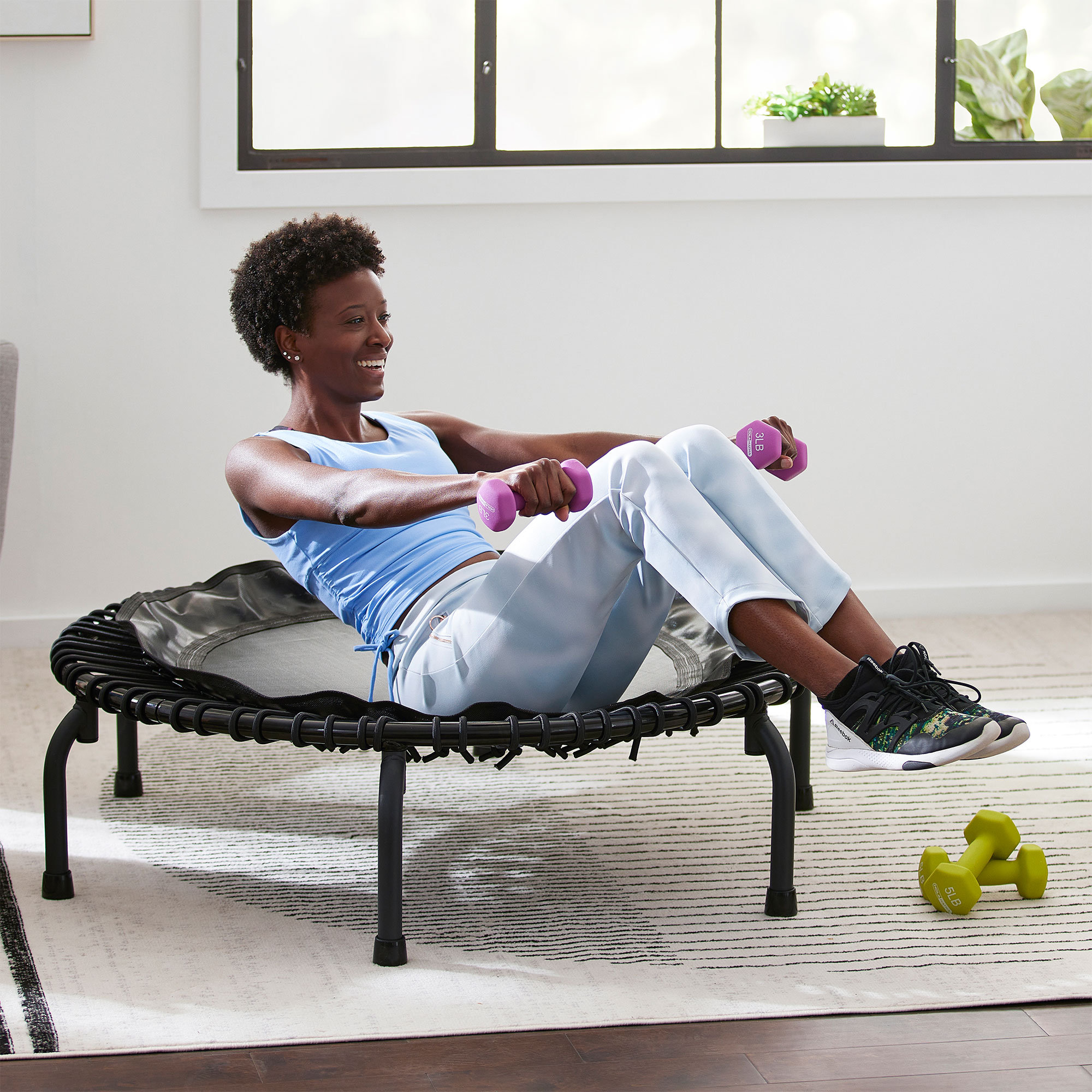 JumpSport Trampoline de saut à la maison JumpSport 430 de 44 pouces ...