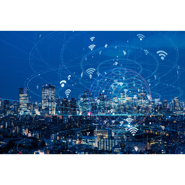 17 Stories Berke Wireless Communication Network Concept - Wrapped ...