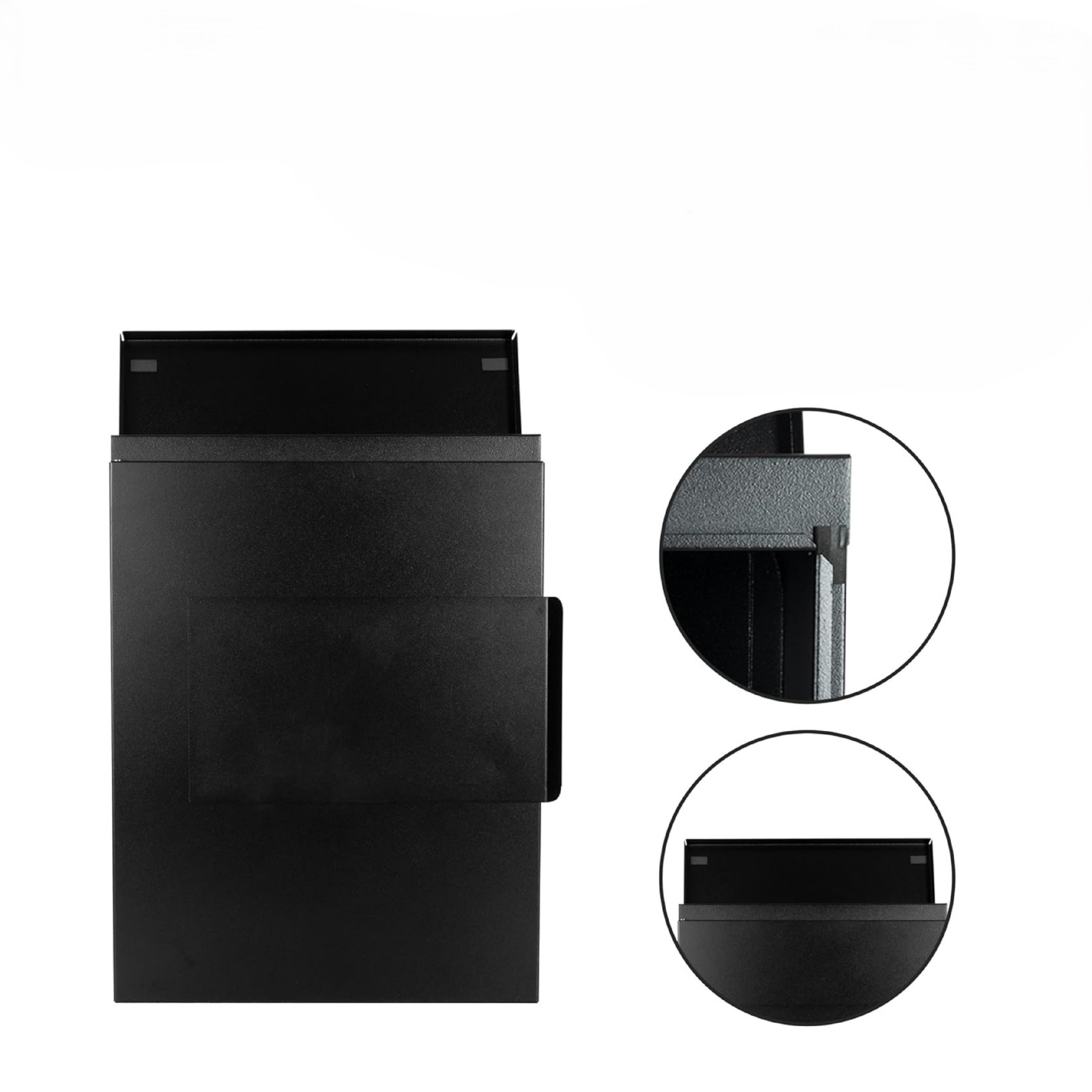 RIZPET Modern Mailbox Wall Mount Mailboxes For Outside With Lock,Keys ...