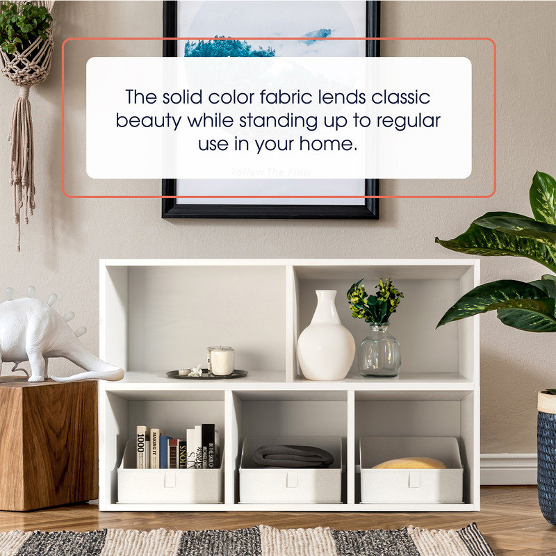 Ebern Designs 3 Pack Collapsible Trapezoid Storage Bins Box - Set of 3 ...