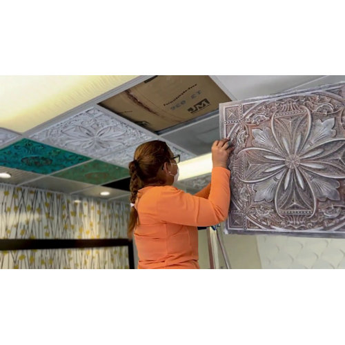 FromPlainToBeautifulInHours Milan 24'' L x 24'' W Textured PVC Drop-In ...