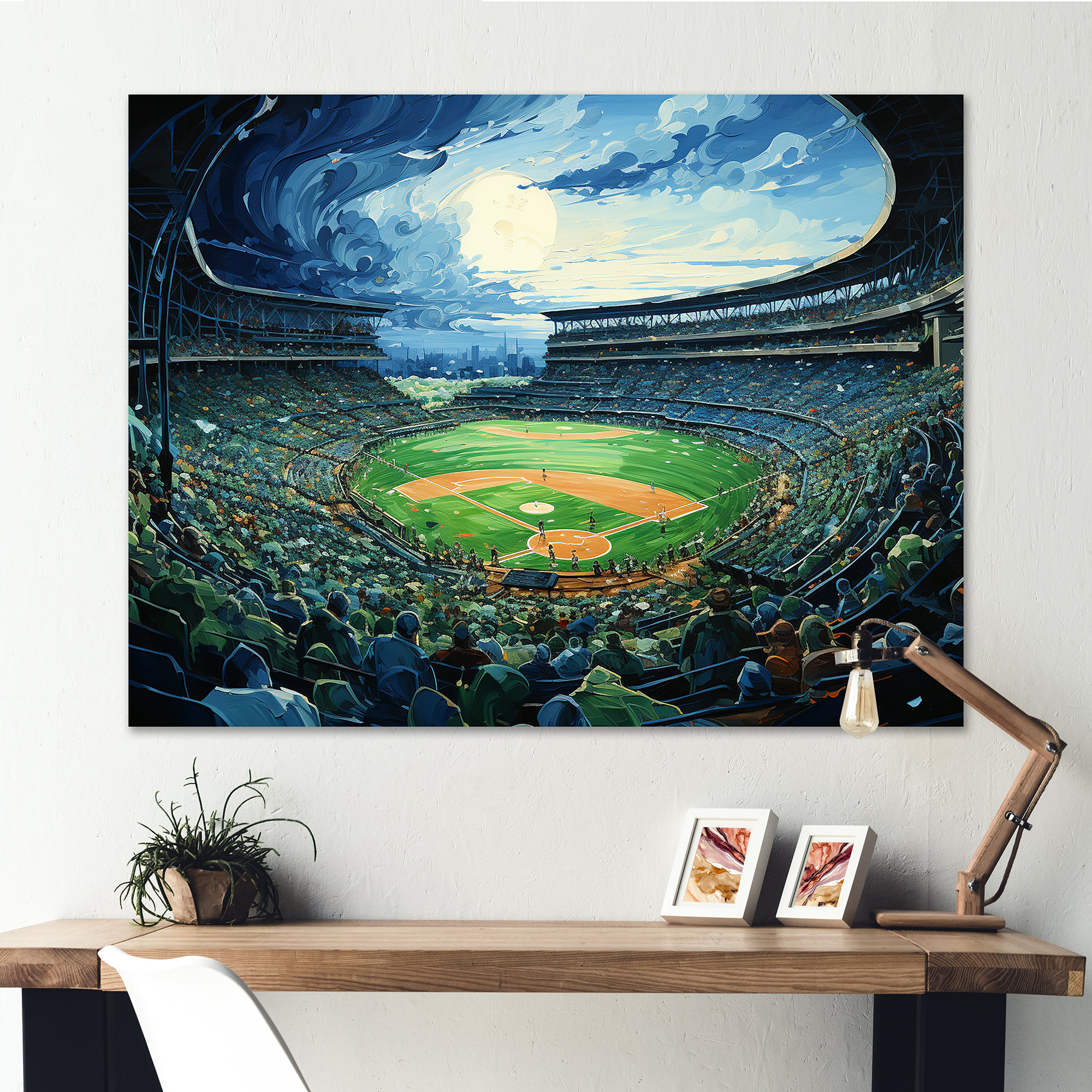 Design Art Stadium Echoes Of Victory - Stadiums Wall Decor - Wayfair Canada