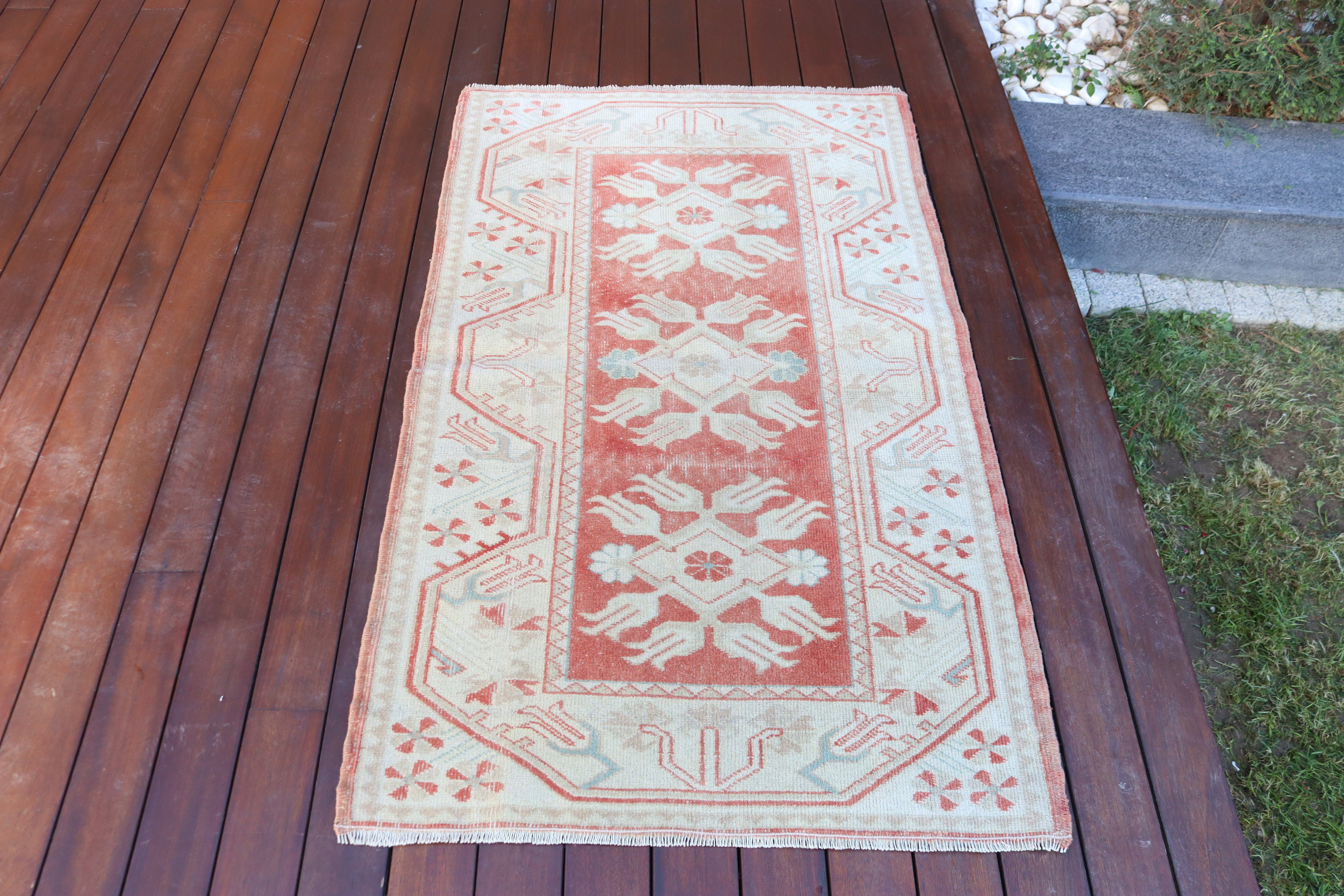 Bungalow Rose Handwoven Vintage Turkish Oushak Style Wool Carpet for ...