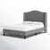 Lark Manor Ameera Upholstered Metal Platform Bed & Reviews | Wayfair