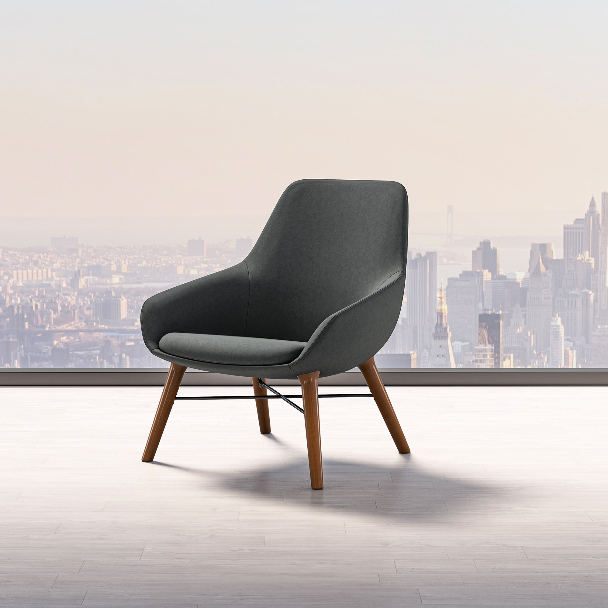 9to5 Seating Lilly Upholstered Armchair from 9to5 Seating | Wayfair