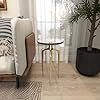 Everly Quinn Aluminum Metal Side End Accent Table End Table With ...