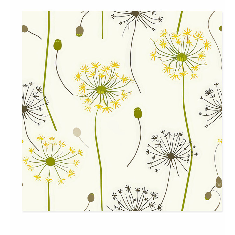 Winston Porter Botanical Spring Dandelions III Modern Unframed Art ...