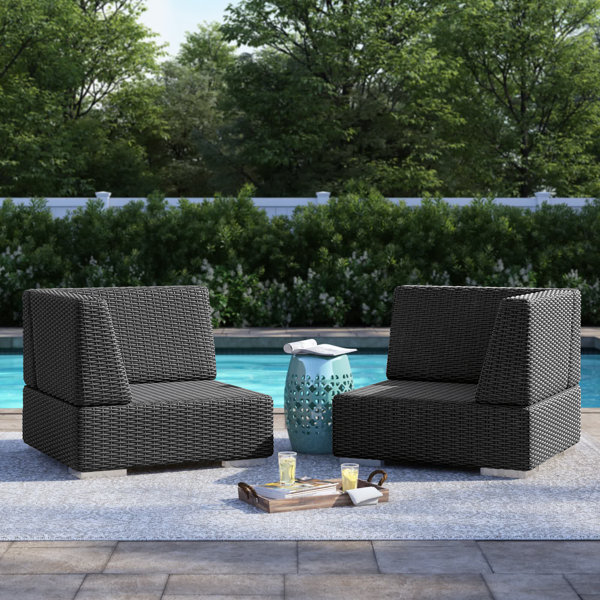Lark Manor Alce Outdoor Armless Lounge Chair - Wayfair Canada