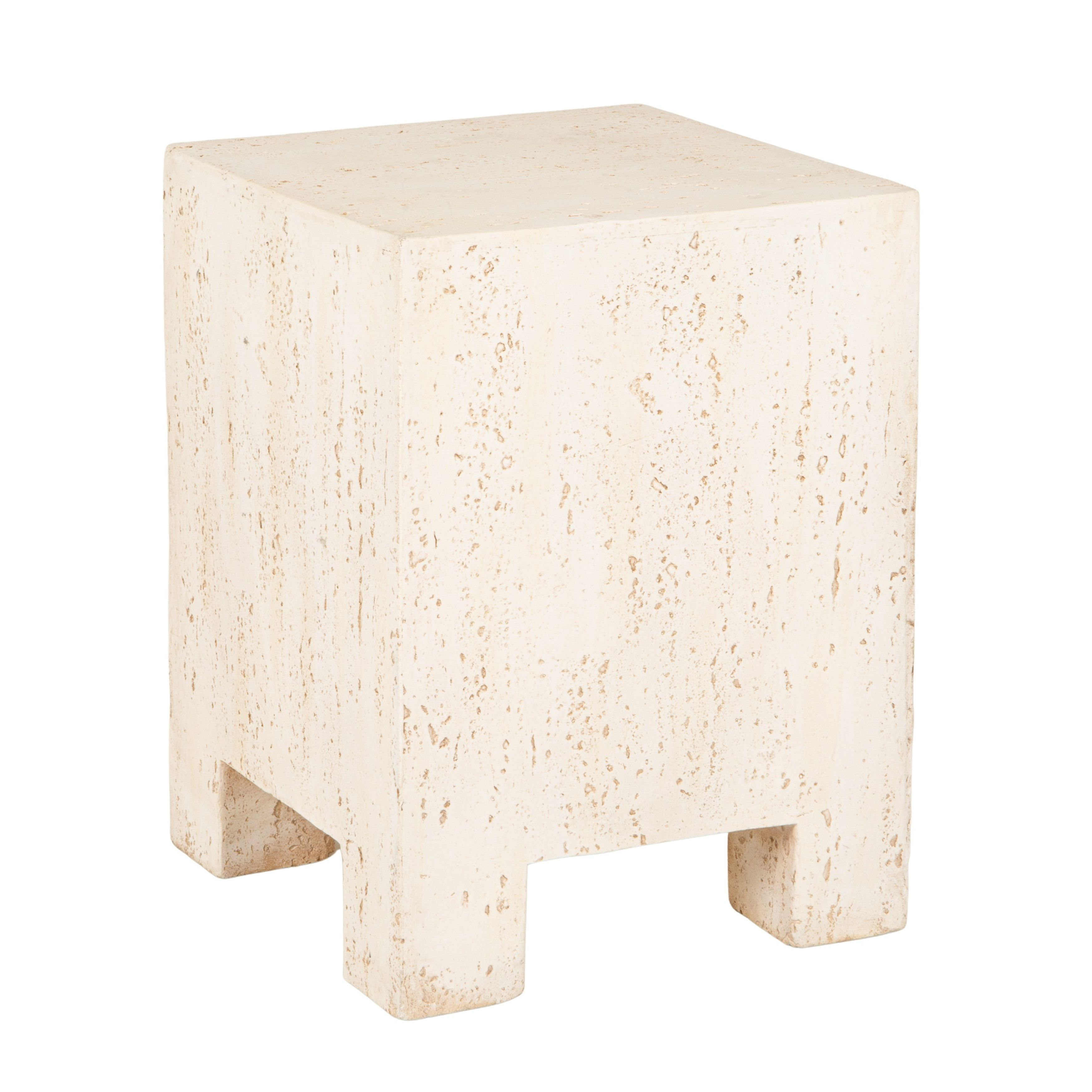 Rowena Interiors Magnesium Oxide Square Side Table | Wayfair