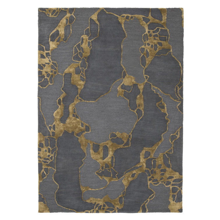 Everly Quinn Flatweave Wool Abstract Rug | Wayfair
