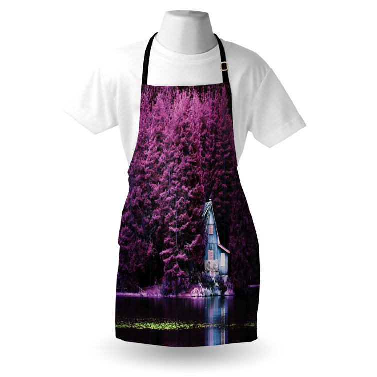 Bless international East Urban Home Lavender Apron Unisex, Purple Trees ...
