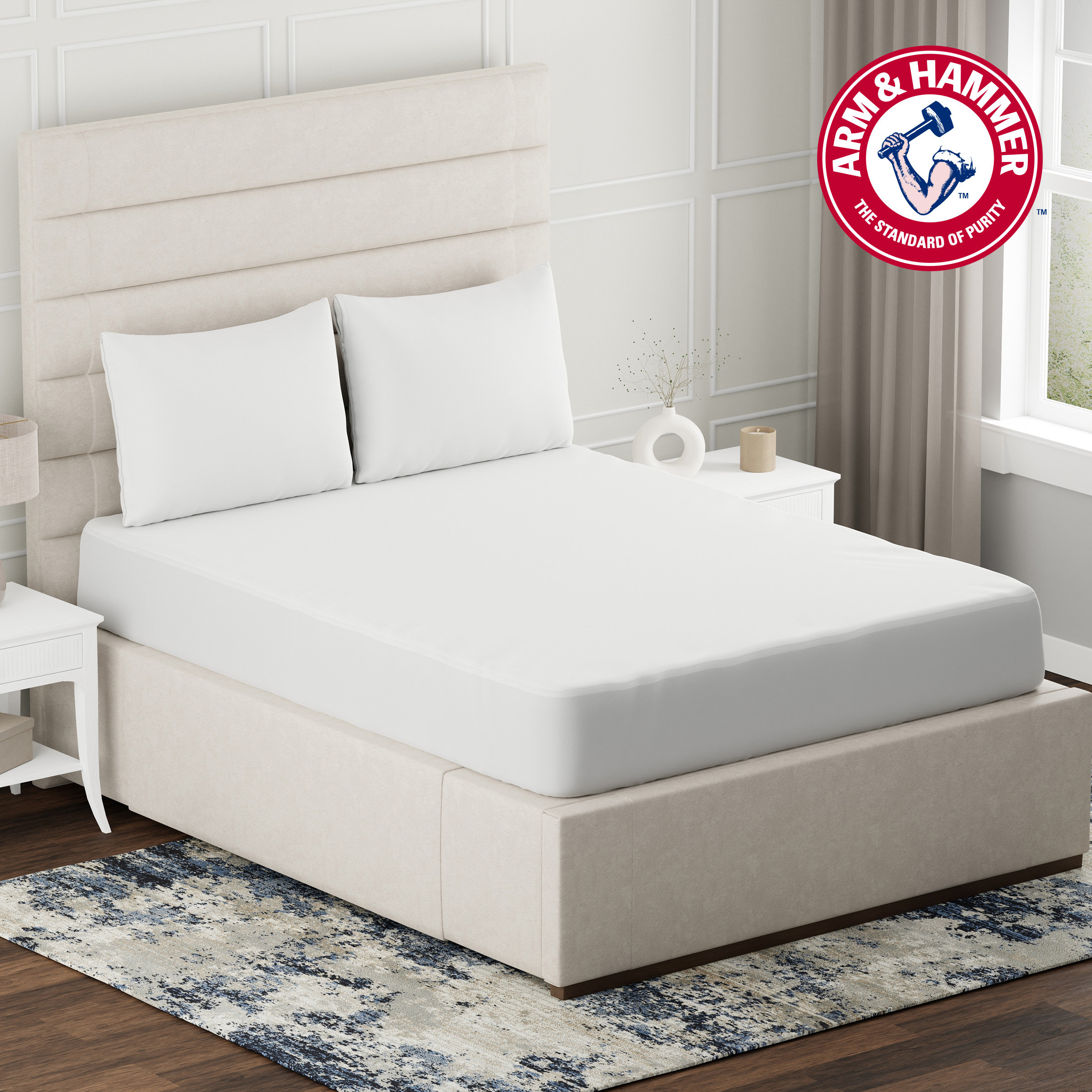 Arm & Hammer Cooling Comfort Fitted Mattress Protector & Reviews | Wayfair