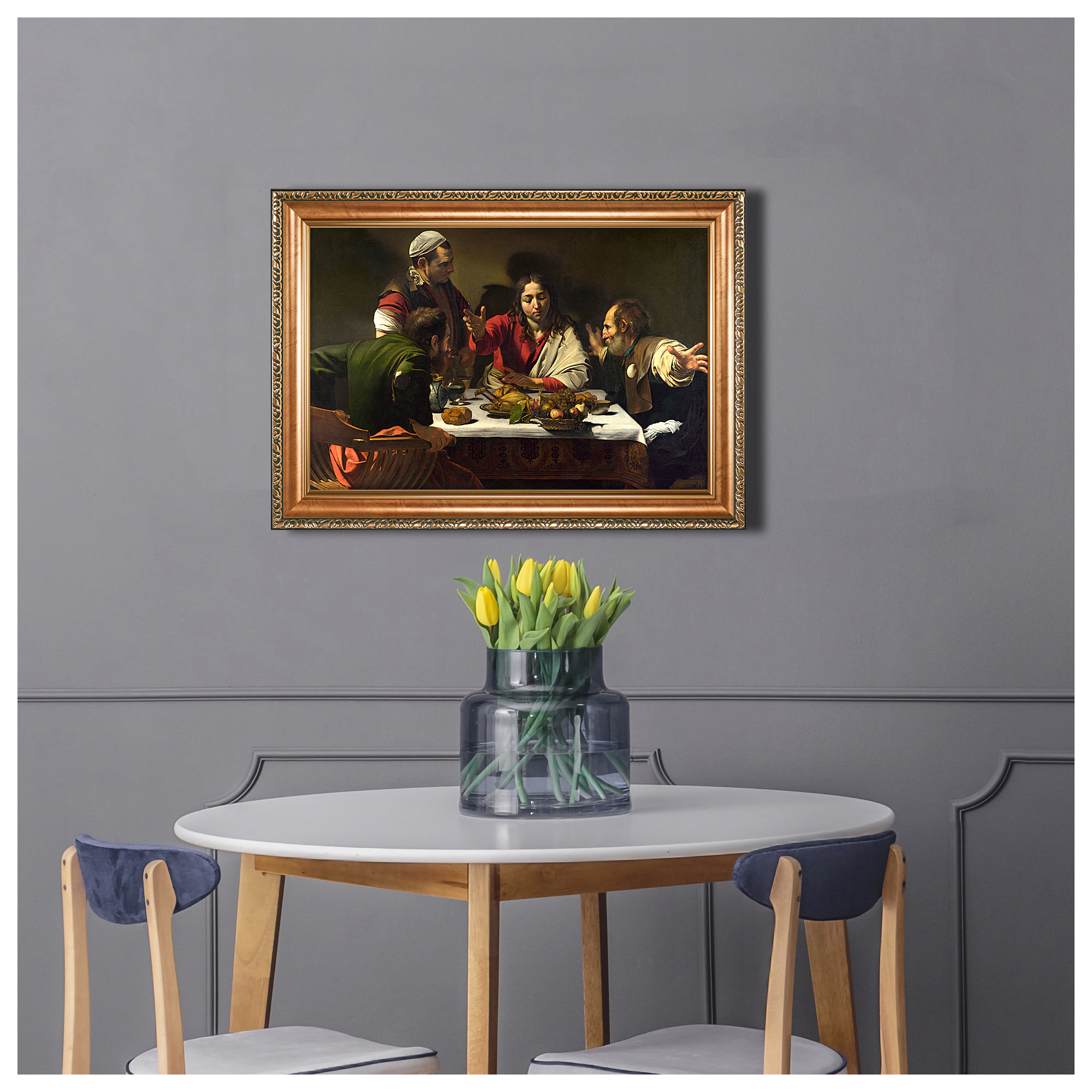 A&T ARTWORK The Supper at Emmaus by Caravaggio, World Classic ...