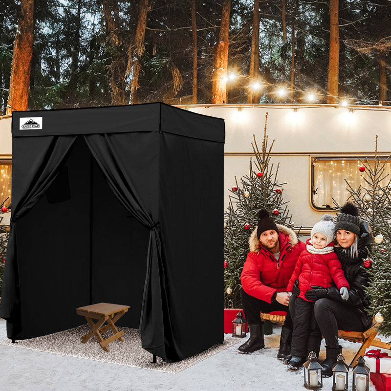 EAGLE PEAK Flex Compact 5x5 Pop-up Canopy Privacy Dressing Room | Wayfair