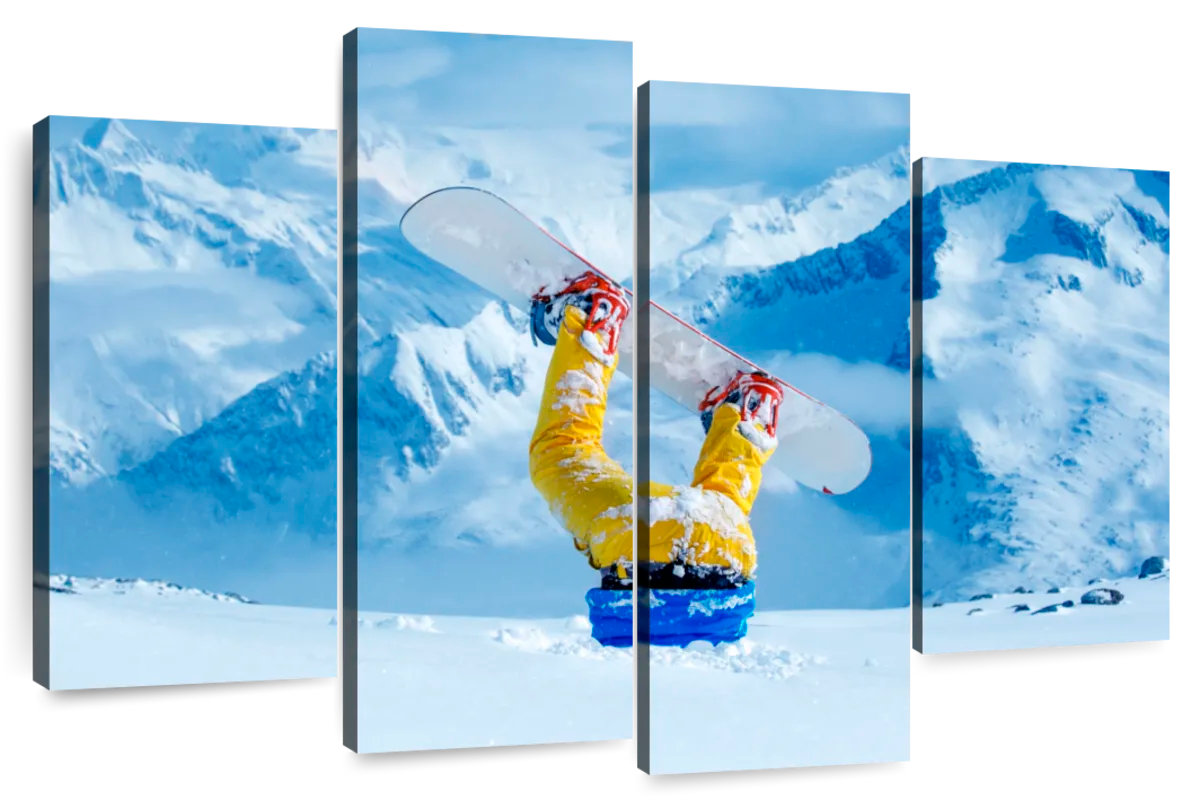 Ebern Designs Sireci Snowboarder Snow Dive | Wayfair