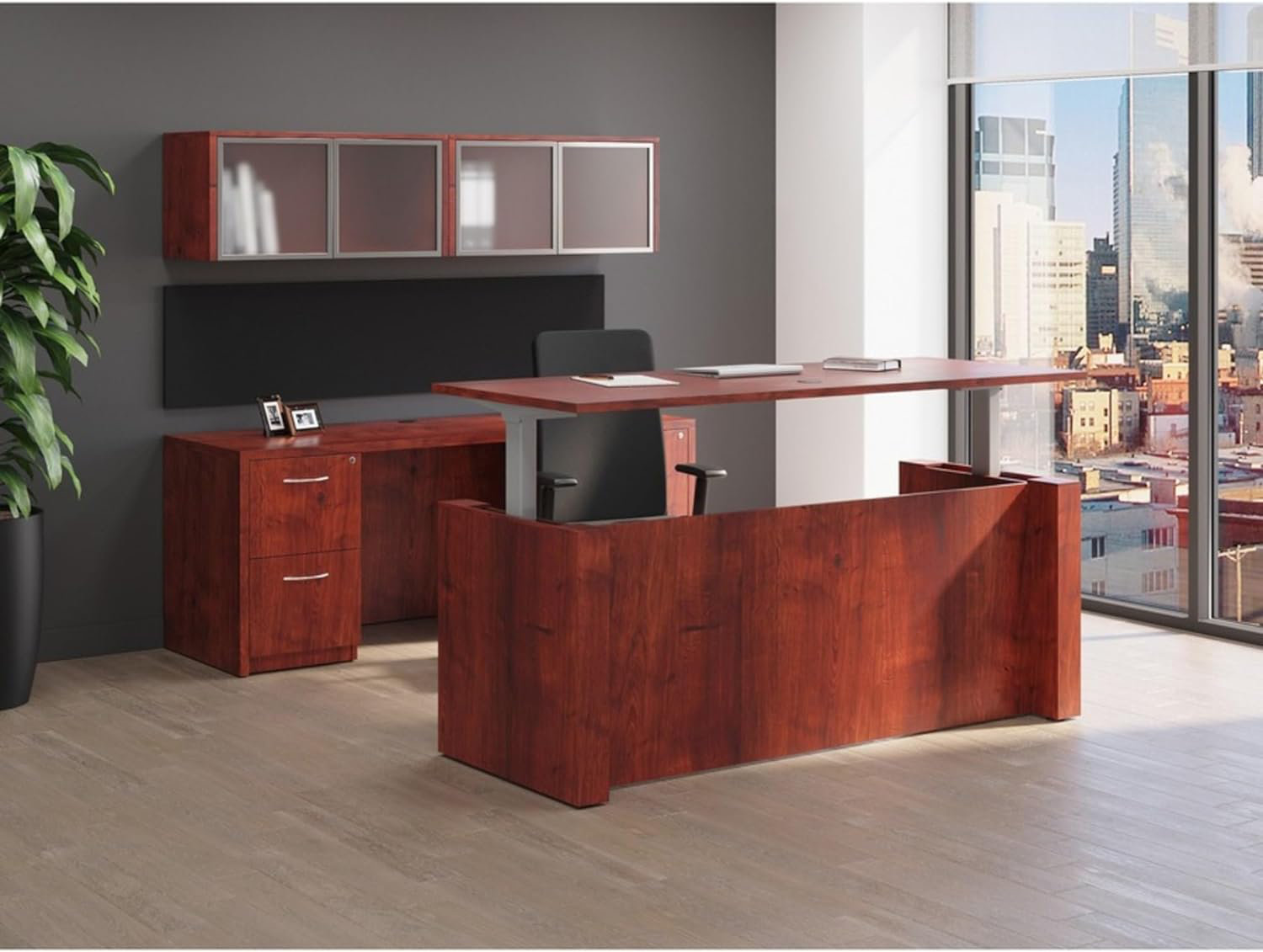 Hokku Designs Essentials 72-Inch Sit-To-Stand Desk Shell For Healthier ...