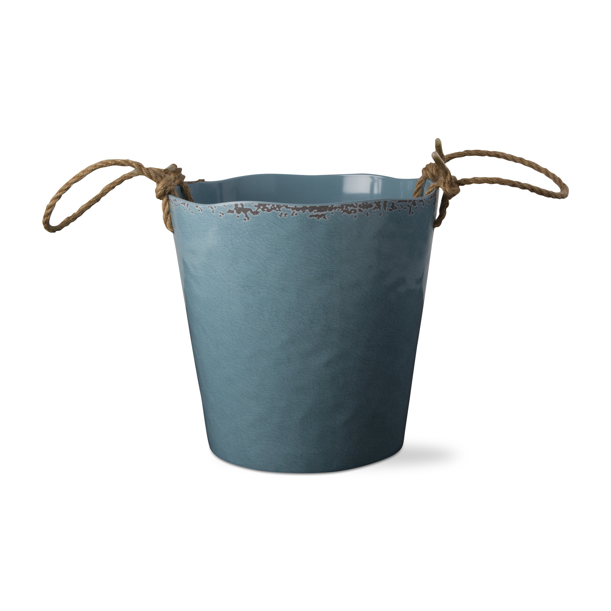 The Holiday Aisle® Veranda Melamine Wine Bucket Aqua | Wayfair