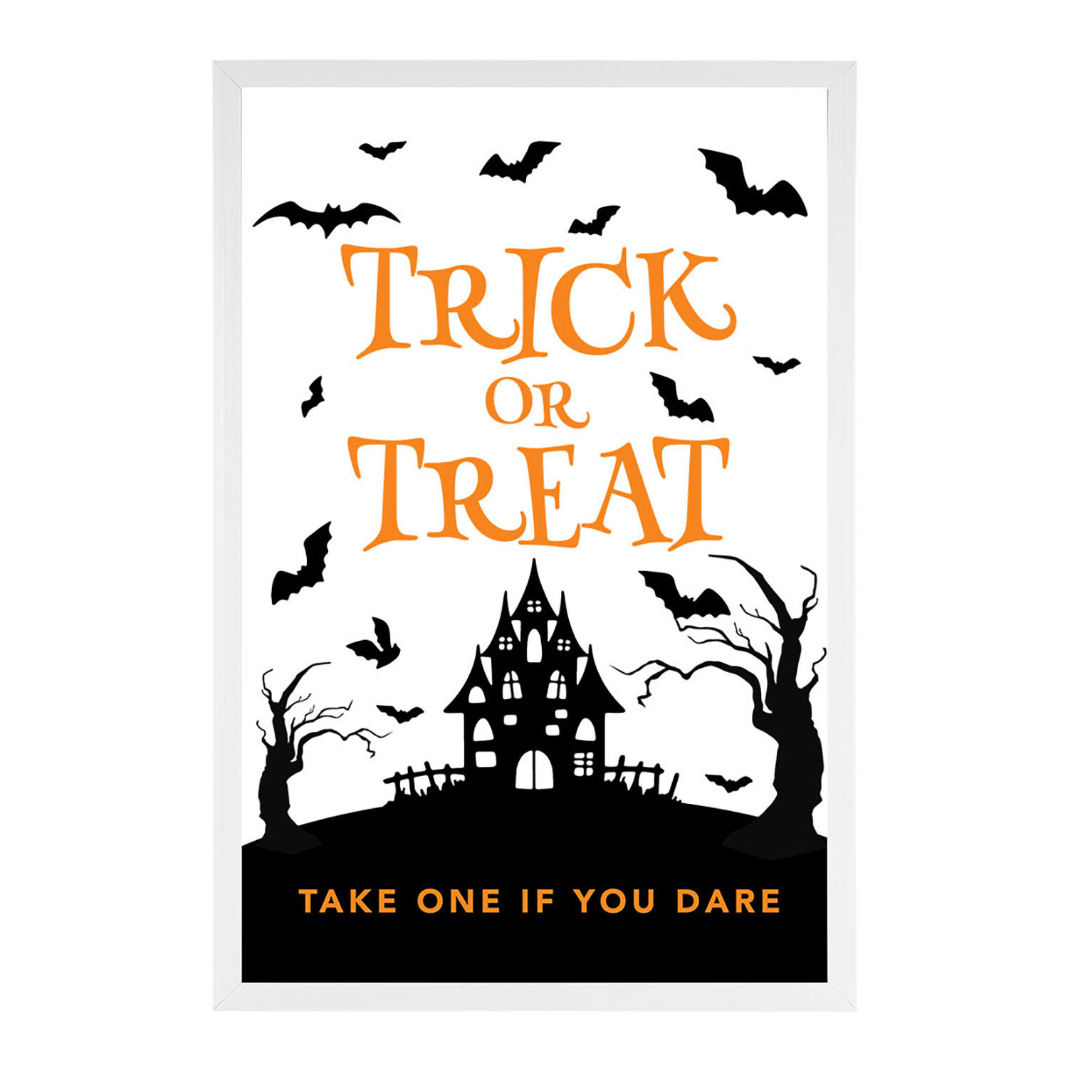 The Holiday Aisle® Happy Halloween Candy Sign Please Take One Sign ...