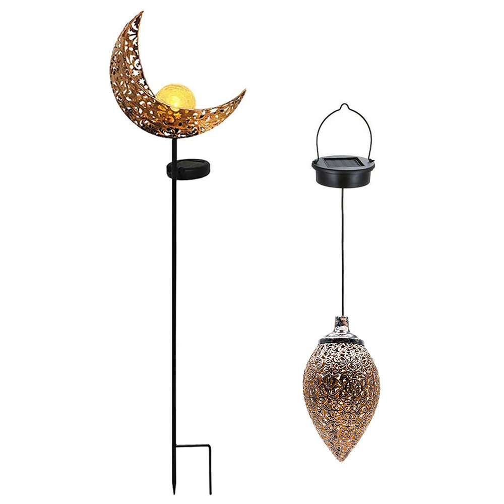 SolarEra Yellow Solar Powerd Integrated LED Pathway Light And Hanging ...
