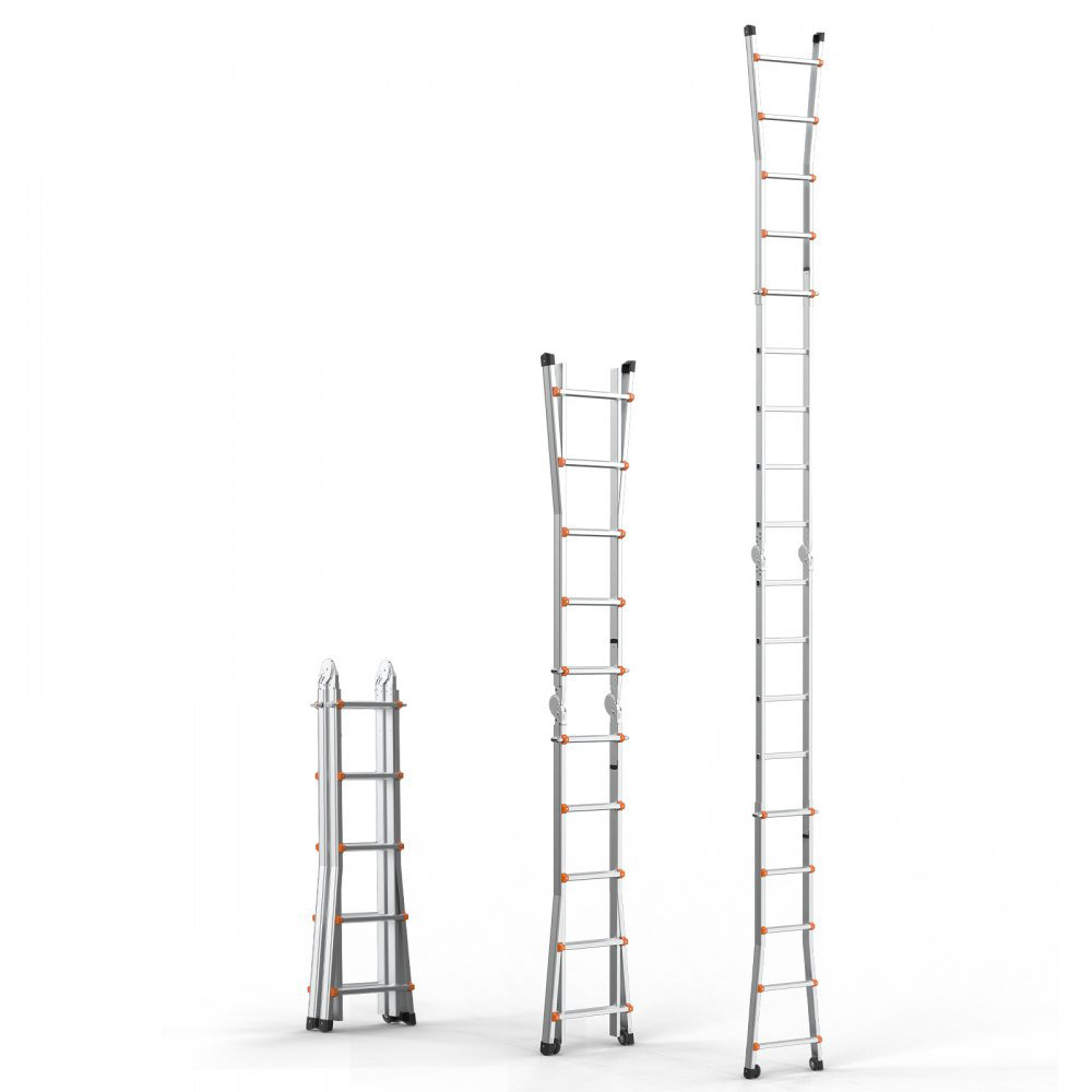 Ivy Bronx Telescoping Ladder A Frame Extension Multi-Function for ...