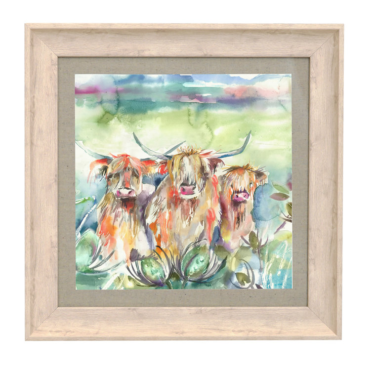 Voyage Maison Heilan Heilan Herd - Single Picture Frame Print | Wayfair ...