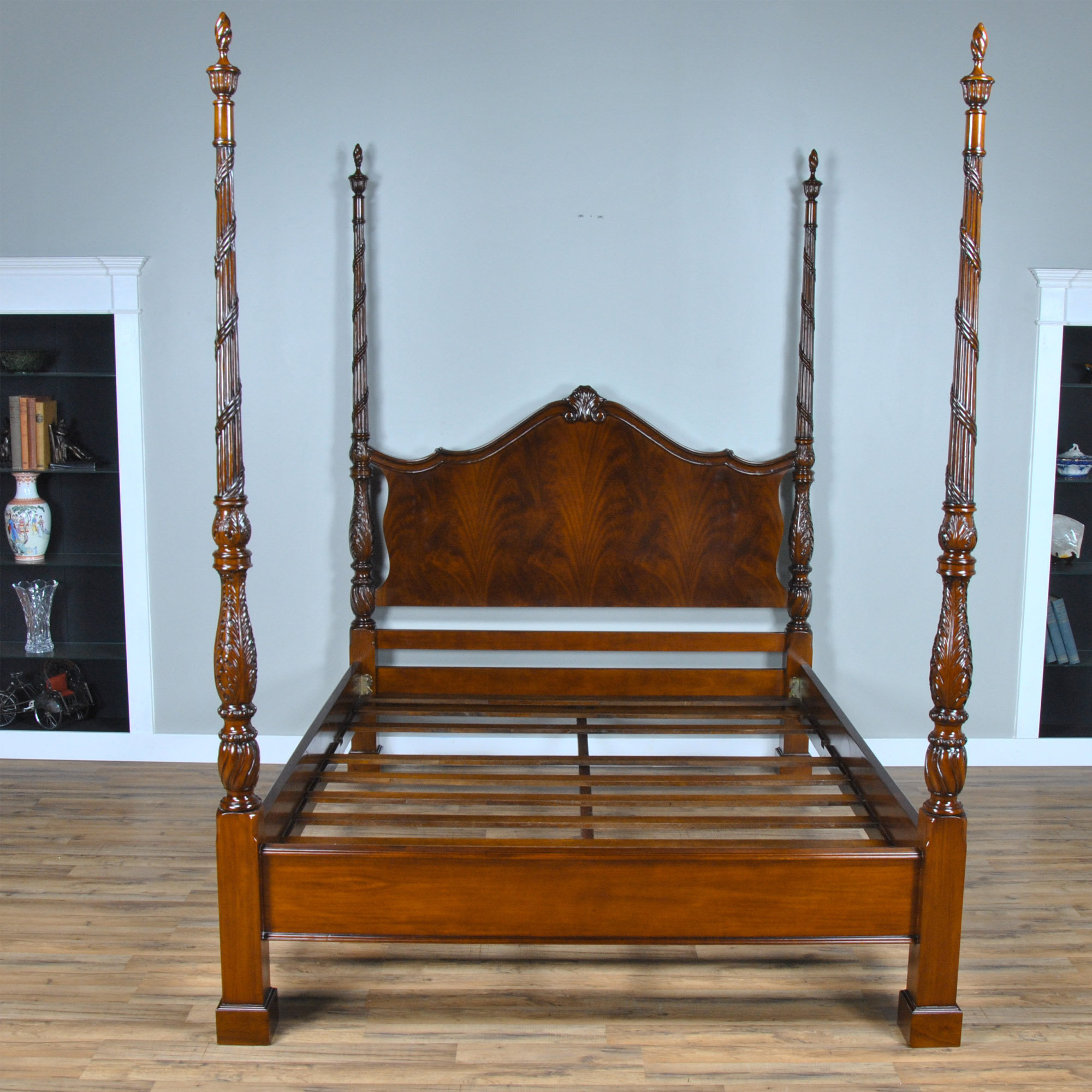 Wooden Four Poster Bed Frame