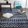 Steelside™ Gwyn Geometric Blue/White Area Rug & Reviews | Wayfair