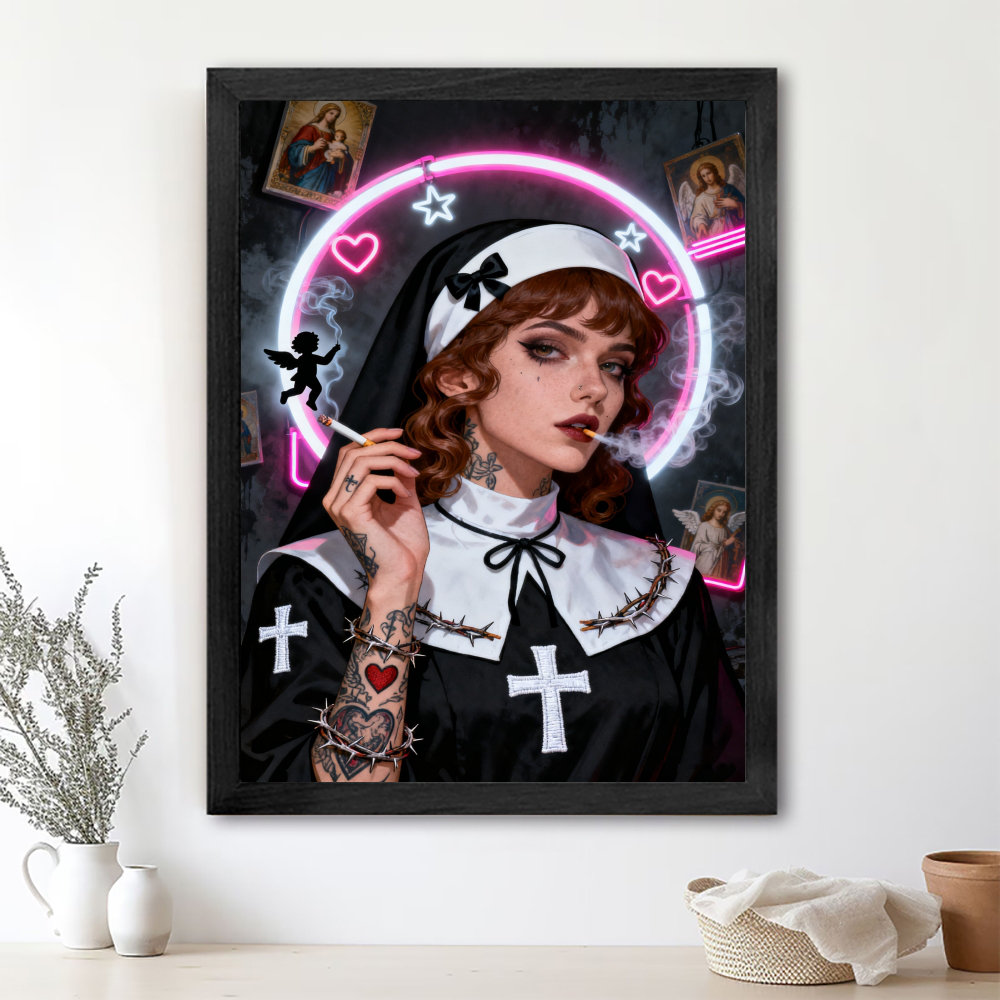 Trinx Black Framed Vintage People who intertwine rebellion and ...