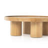 Joss & Main Taz Solid Wood 3 Legs Coffee Table | Wayfair