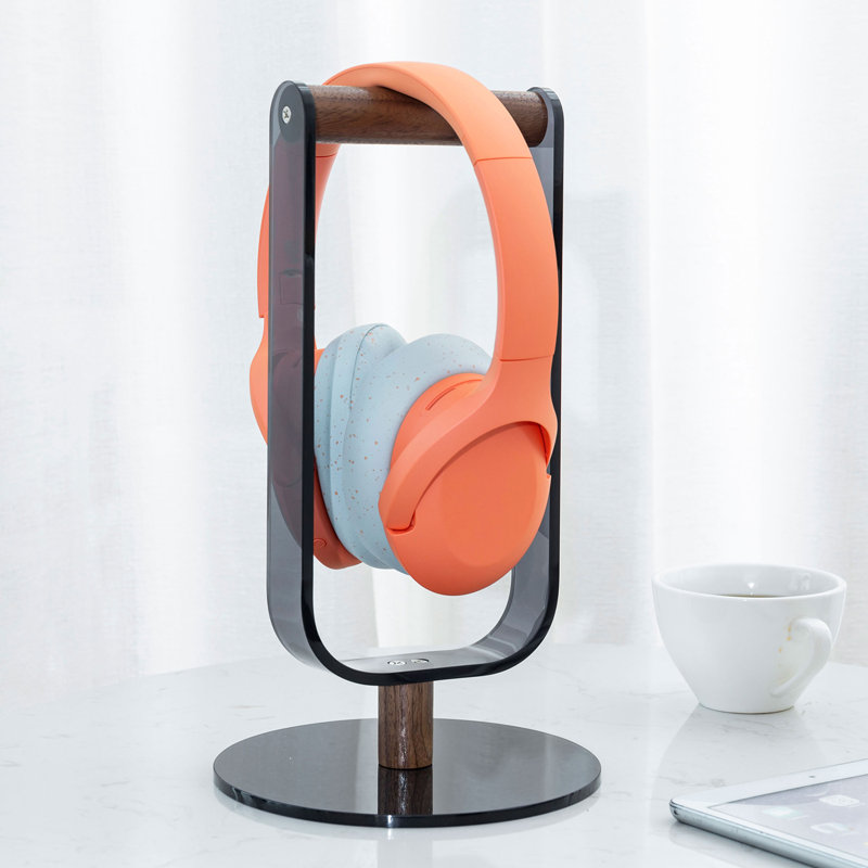 17 Stories Acrylic Audio Rack Headphone Stand | Wayfair