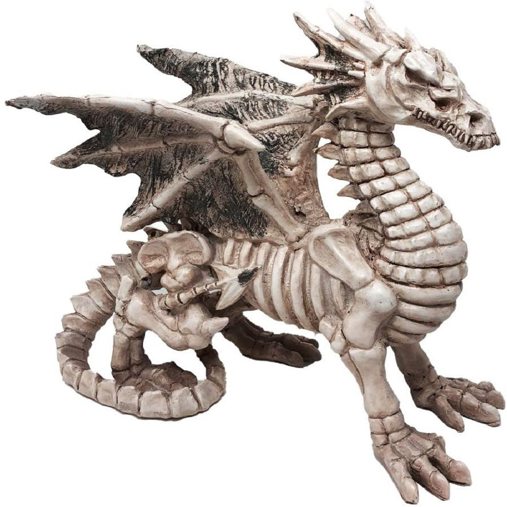 Trinx Gothic Skeleton Winged Dragon Ghost Alchemy Figurine - Wayfair Canada