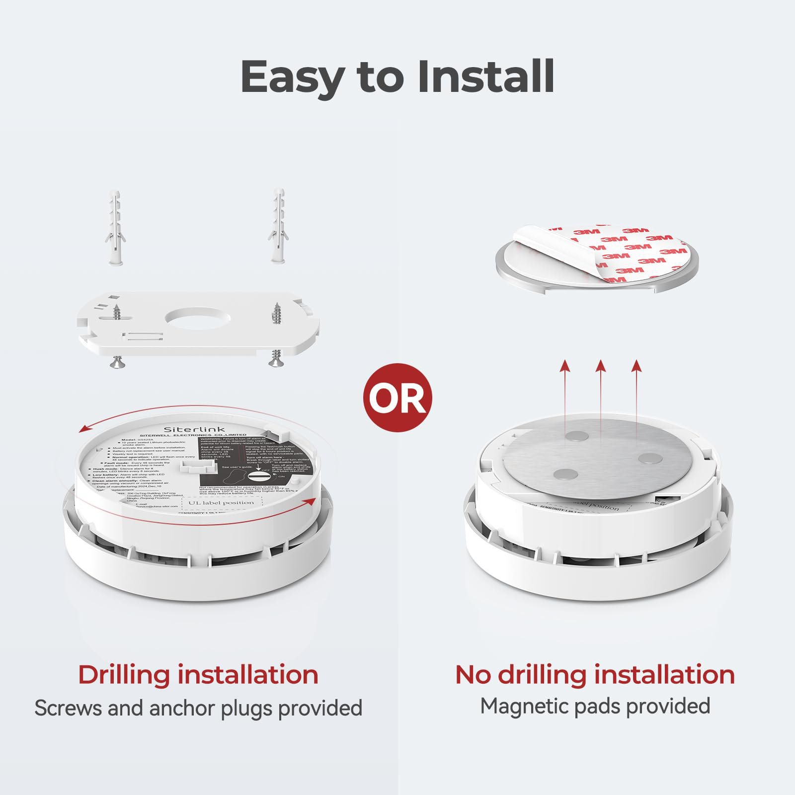 BEACHWATER POOL & SPA, LLC Smoke Detectors 10 Year Battery Operated ...