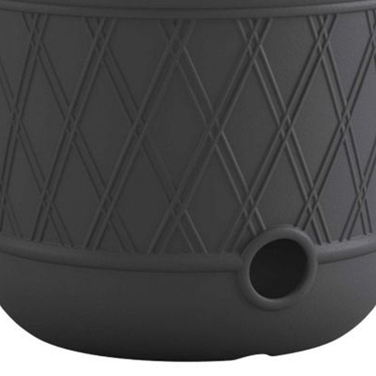 Suncast Pot de rangement pour boyau d'arrosage extérieur en résine 14 x ...