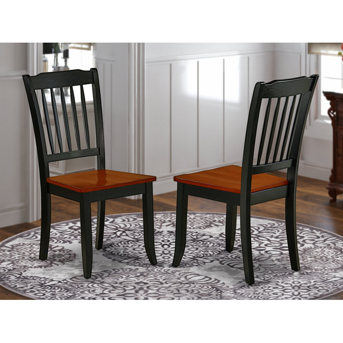 Winston Porter Farrwood Solid Wood Side Chair & Reviews | Wayfair