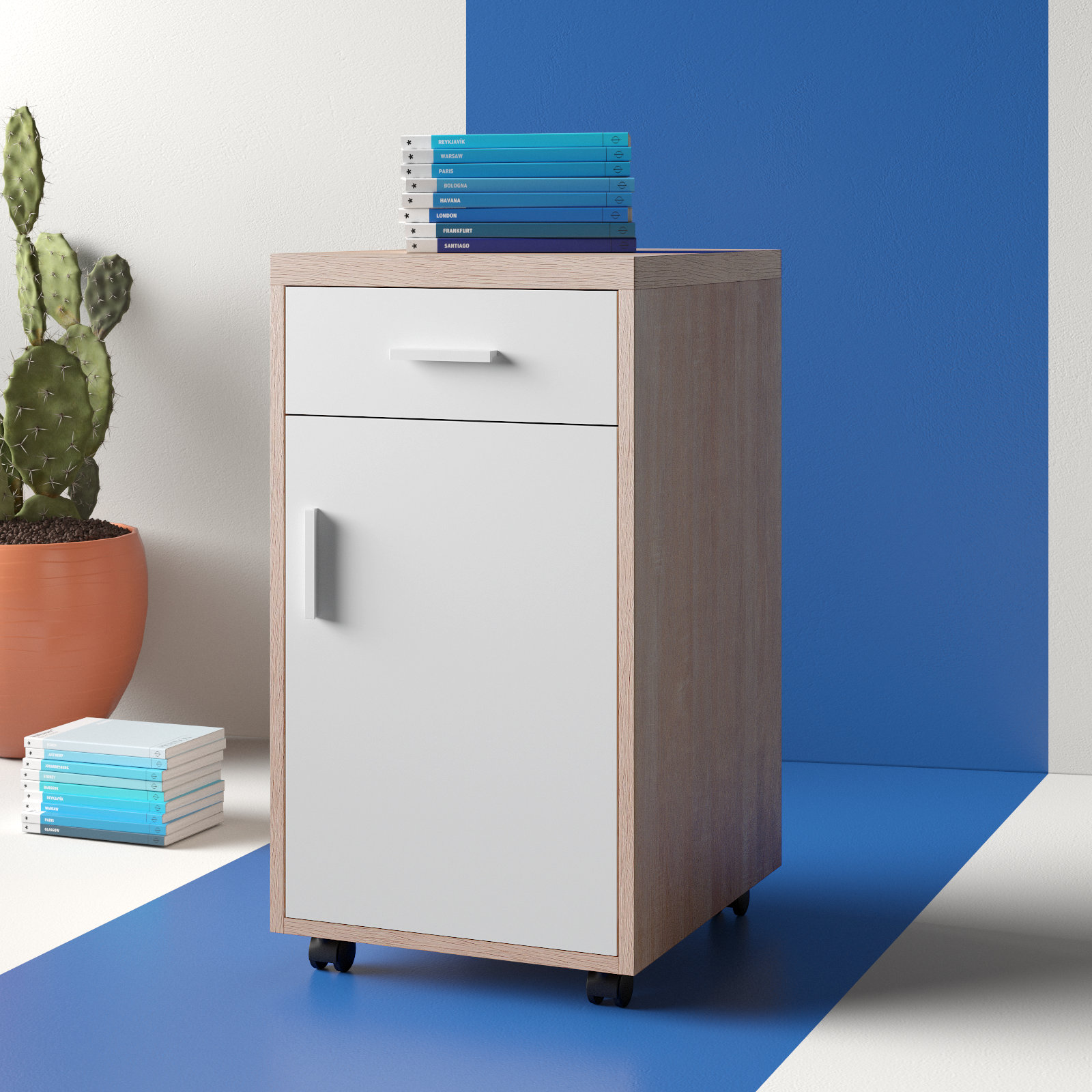 Hashtag Home Cowell 1-Drawer Mobile Vertical Filing Cabinet & Reviews | Wayfair