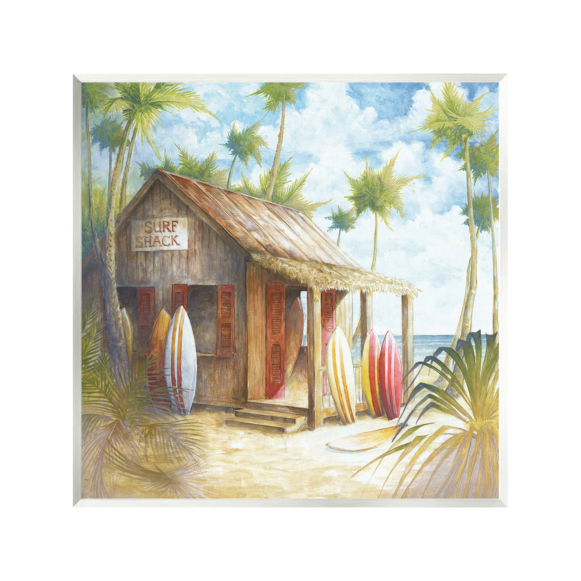Highland Dunes Summer Surf Shack Wall Plaque Art by Cloverfield & Co ...
