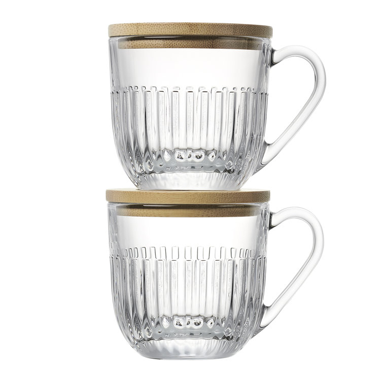 La Rochere Quessant 9 oz. Covered Latte Mug | Wayfair